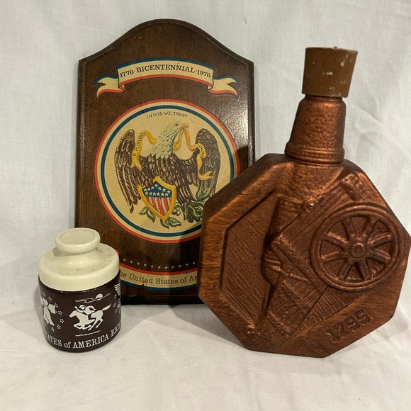 Vintage | Holiday | Vintage Bicentennial And Patriotic Items Jim Beam ...